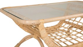 Konferenční stolek Moana, přírodní barva, 95x60,5