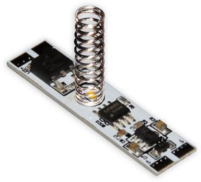 Vypínač a stmívač s pamětí do LED profilu kapacitní LUX E 10x43 mm