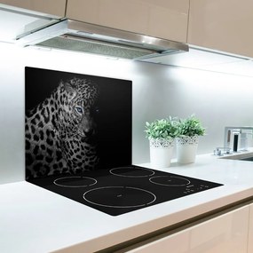 Skleněné deska do kuchyně leopard 60x52 cm