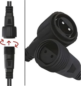 Emos D1AM01 CONNECT / Startovací řetěz s napájením / 100 LED / 10 m /