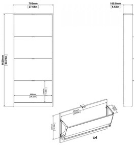 FN Botník Flap 003 4KL černý MAT