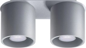 Sollux Lighting Stropní svítidlo ORBIS 2 šedé