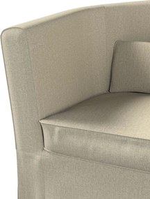 Potah na křeslo IKEA Ektorp Tullsta barva béžová látka pletený vzor