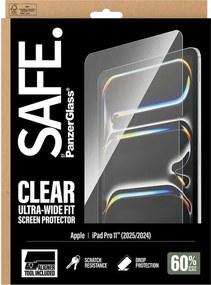 PanzerGlass® SAFE sklo s instalačním rámečkem Apple iPad Pro 11" (2024/2025)
