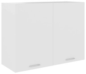 Horní skříňka bílá 80x31x60 cm kompozitní dřevo