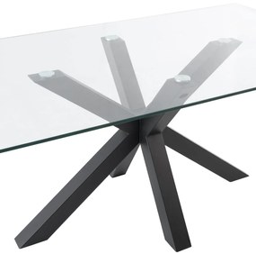 Stůl madie 180 x 100 cm černý MUZZA
