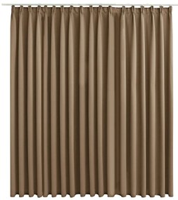 Zatemňovací závěs s háčky taupe 290 x 245 cm 134441