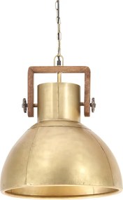 Industriální závěsné svítidlo 25 W mosazné kulaté 40 cm E27 320532
