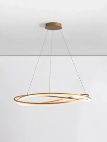 Designový lustr Ophelia zlatá