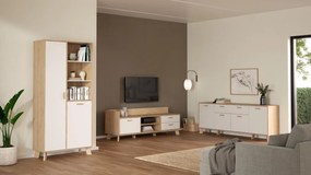 FALCO TV stolek Iker 717 jackson hickory/bílá