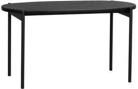 OnaDnes -20% Černý dubový konferenční stolek ROWICO SKYE 80 x 40 cm