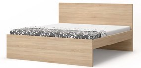 BMB Bruno postel - imitace dřeva Dekor: Dub Bardolino, Rozměr: 120 x 200 cm, Čelo: 105 cm