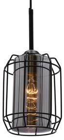 Černý závěsný lustr Jonera pro žárovku E27  - Candellux