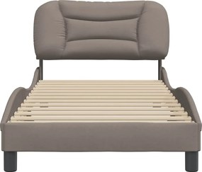 Rám postele bez matrací Hvar taupe 90x190 cm textil 3207741