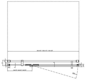 Ravak Cool Sprchové dveře, 110 cm, černá+transparent  COSD2-110 X0VVDC300Z1