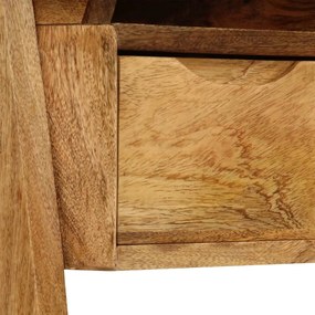 Psací Stůl 110 X 50 X 76 Cm Masivní Mangovníkové Dřevo
