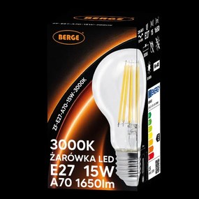 SADA 6x LED žárovka E27 15W 1650lm 3000K - teplá bílá