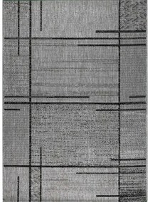Vopi | Kusový koberec Level 20516 silver/black - 140 x 200 cm