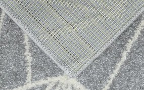 Oriental Weavers, Kusový koberec Portland 750/RT4N, 80x140, šedá, chodba / předsíň