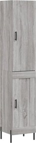 Skříň highboard šedá sonoma 34,5 x 34 x 180 cm kompozitní dřevo 3199119