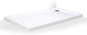 Obdélníková akrylátová sprchová vanička FLAT KVADRO dlouhý obdélník 60 mm S 1500 × 750 FLAT KVADRO/1500x750 8000243