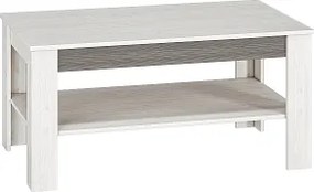 Nábytkáři ORFA BERNIS 1201 -konferenční stolek, lamino, borovice bílá/ borovice bílá/ šedá (ML) (BLANCO1201=1BALÍK) (K150)