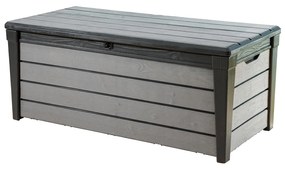 Zahradní plastový úložný box Brushwood Storage Box 455 l, šedý