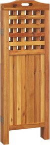 4dílný paraván 162 x 2 x 115 cm masivní akáciové dřevo 318548
