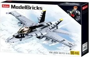 Sluban Model Bricks M38-B0928 Stíhačka F/A-18 Super Bumble / LEGO - ko
