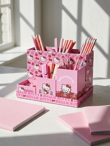 Sinsay - Sada organizérů na stůl Hello Kitty - sytě růžová