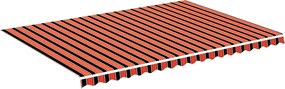vidaXL Náhradní plachta na markýzu 5 x 3,5 m [311952] Barva: antracitová