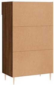 Botník hnědý dub 60 x 35 x 105 cm kompozitní dřevo - Default Title