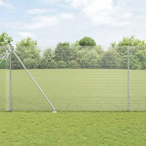 Svařované drátěné ploty s hroty 10 x 1,5 m Pozinkovaná ocel 3351938