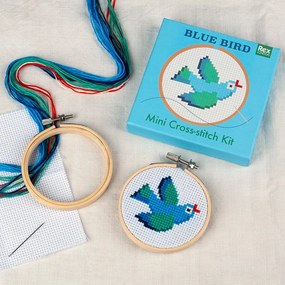 Kreativní sada Cross-stitch Kit Blue Bird – Rex London