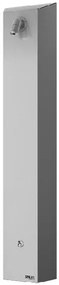 Sanela Nerezové sprchové panely - Nerezový sprchový panel s integrovaným piezo ovládáním, pro 1 druh vody, 6 V SLSN 01PB