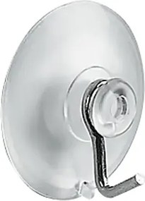 Spirella SUCTION HOOK průhledný / Háček s přísavkou / PVC / nerez ocel