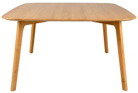 Konferenční stolek Bamboo velký světlé dřevo 80x80cm Leitmotiv