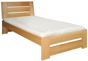 Drewmax Dřevěná postel 90x200 buk LK182 gray