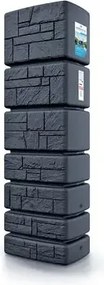 PROSPERPLAST TOWER STONE antracit 350l / Sud na dešťovou vodu