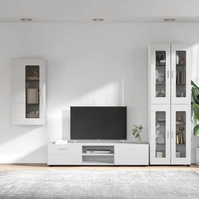 Sestava TV skříněk FLORIN 3 ks Bílá Kompozitní dřevo 3397944