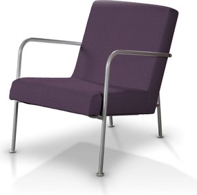 Potah na křeslo Ikea PS barva fialová látka pletený vzor