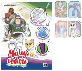 Omalovánky Maluj vodou! Buzz Rakeťák 22x29cm