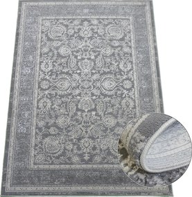 BE Koberec Allianz 6301 GREY - šedý obdélníkový Rozměr: 60x100 cm