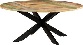 Jídelní stůl kulatý 175 x 75 cm masivní recyklované dřevo 321685