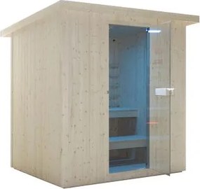 RAKOUSKÝ produkt - Venkovní kombinovaná sauna LAHTI 198x181,5x202,2 cm ( F30200 )