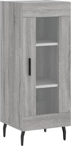 vidaXL Skříň highboard 34,5 x 34 x 180 cm kompozitní dřevo [3189915] Barva: Černá