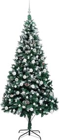 Umělý vánoční stromeček Zelená 210 cm PVC, ocel a plast 3396276