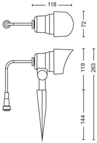 Philips - LED Venkovní bodové svítidlo GARDENLINK LED/6W/12V 4000K IP44