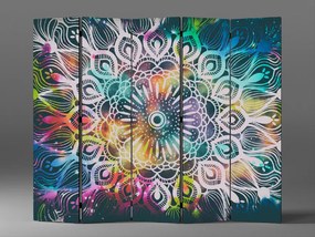 Paraván energická mandala Rozměr: 225 x 180 cm