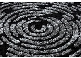 koberec MAROC 68499, černo bílá střapce, Berber, Maroko, Shaggy velikost 140x190 cm | krásné koberce cz